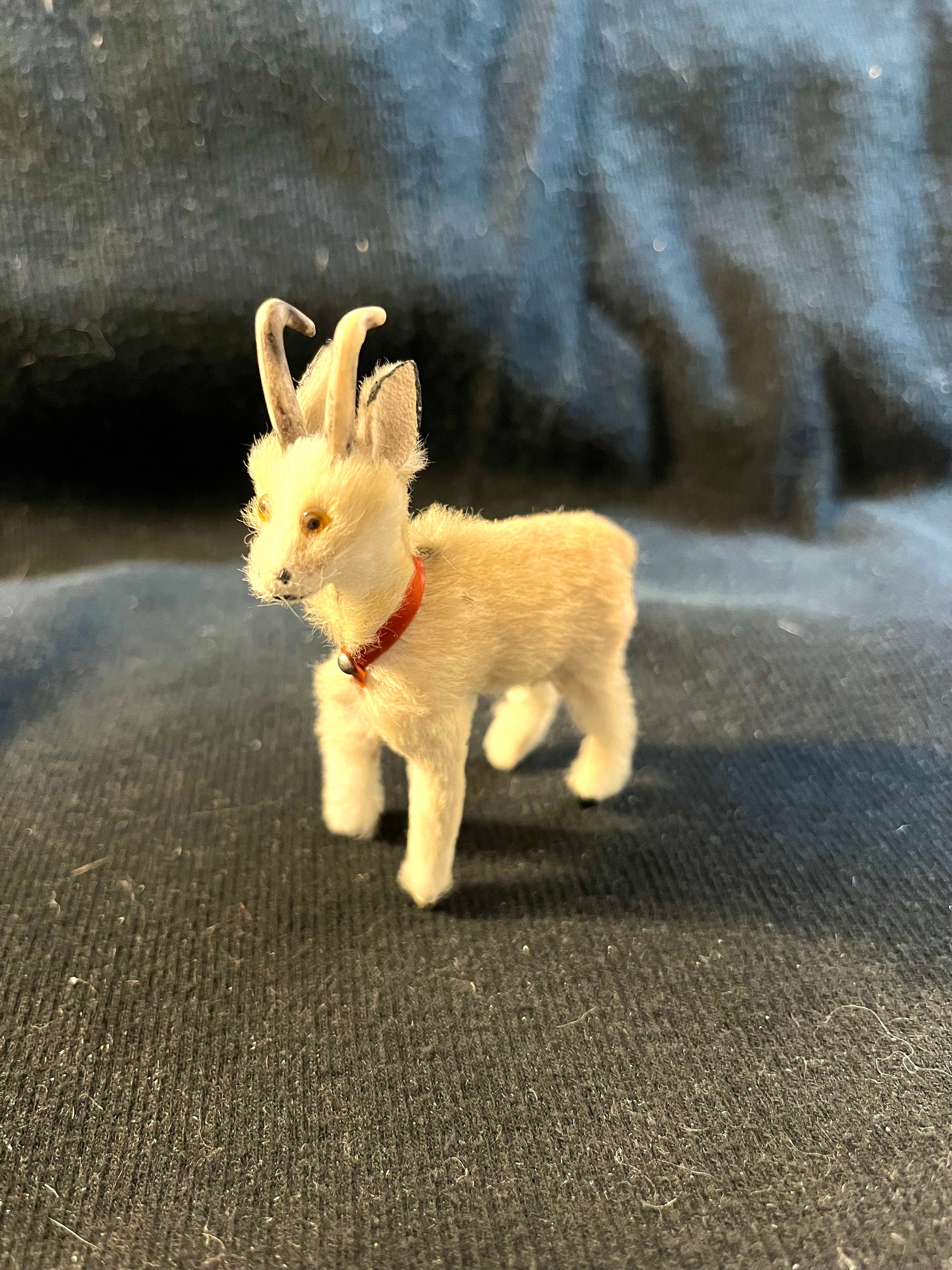 Rare Vintage 1960s Handmade Real Fur Miniature Goat Made in - Etsy