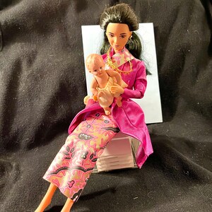 Rare Vintage Bendable Barbie Doll With Baby - Etsy