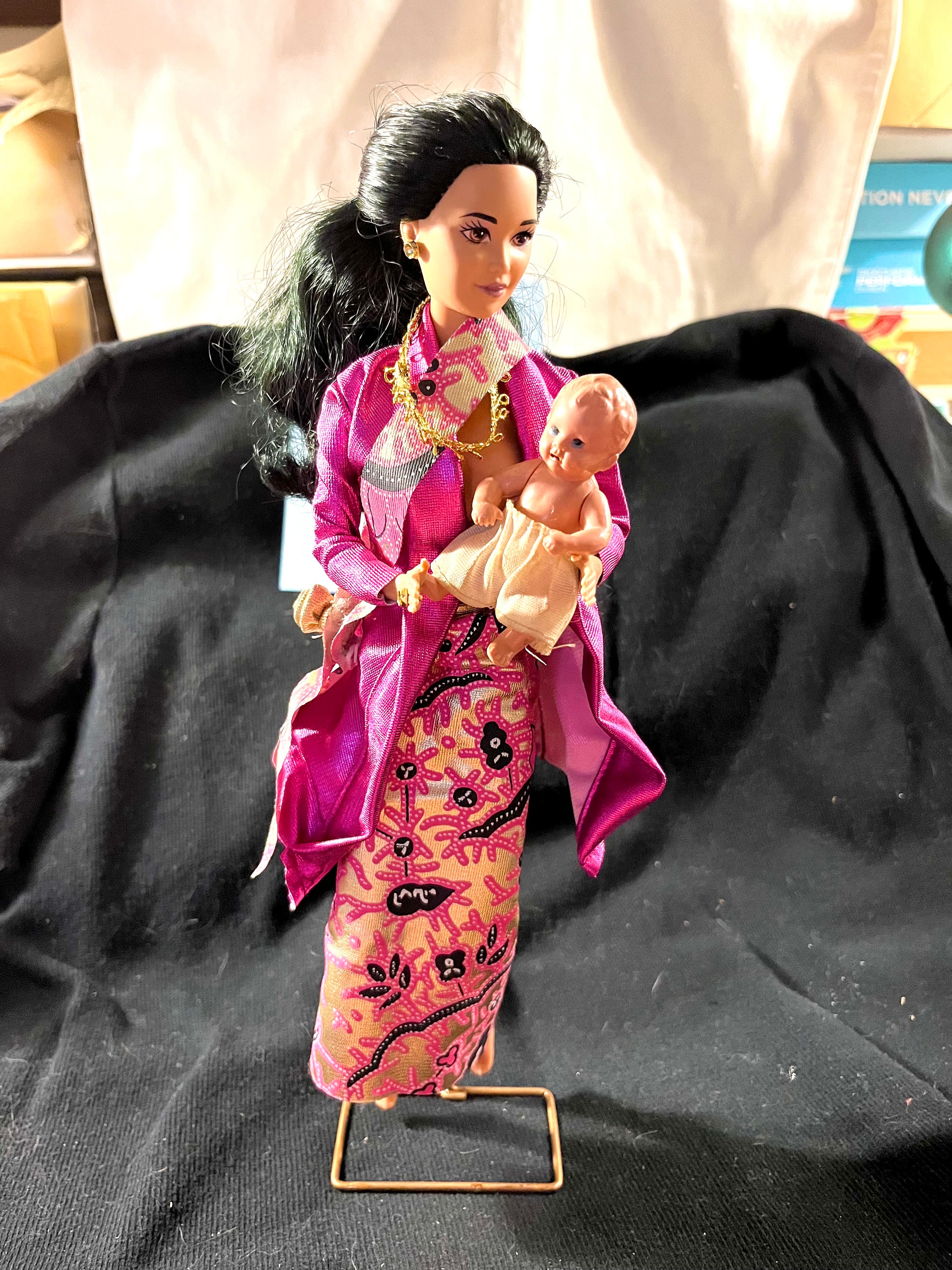 Rare Vintage Bendable Barbie Doll With Baby - Etsy