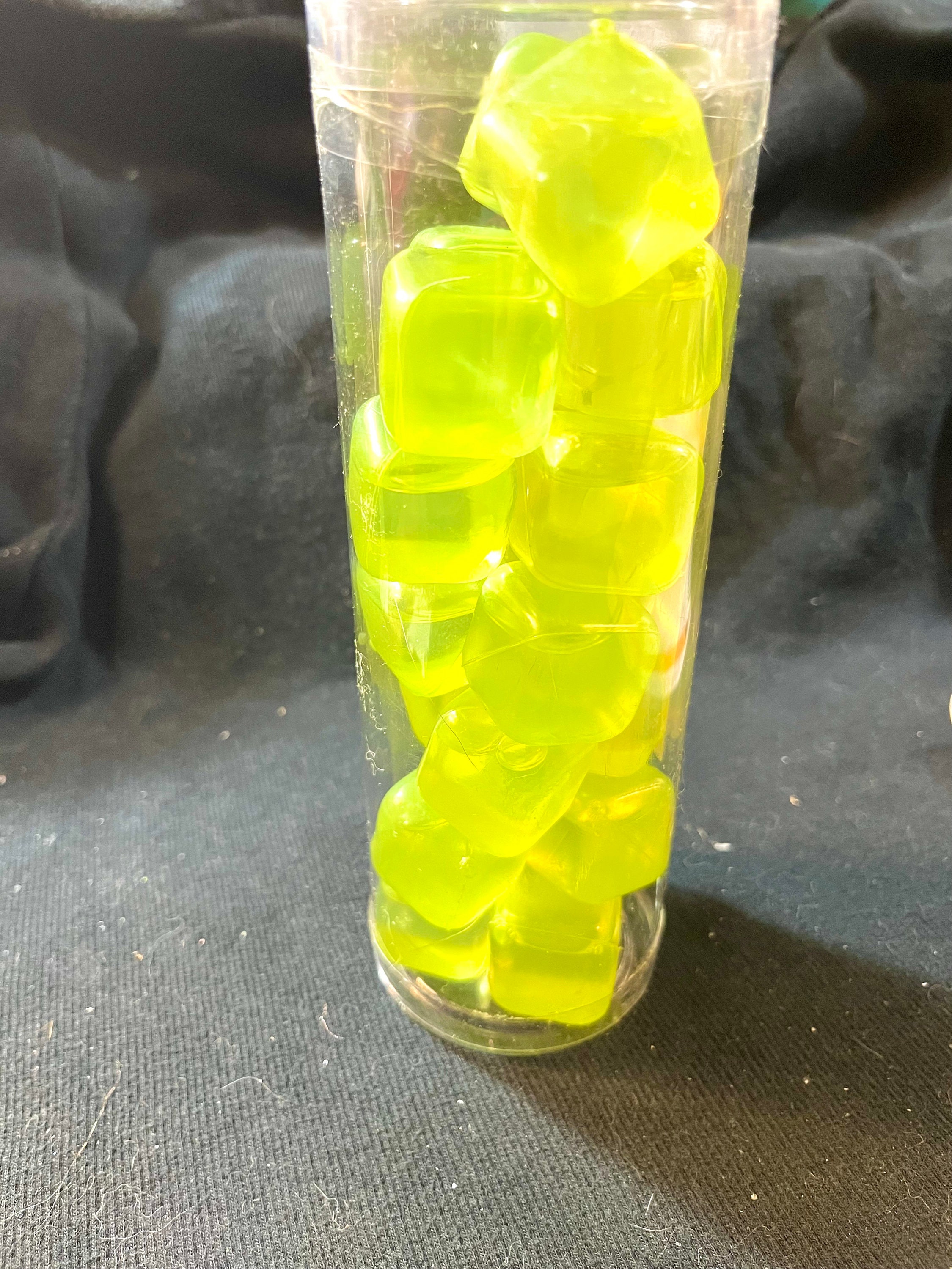 Reusable Lime Green Colored Ice Cubes - Etsy