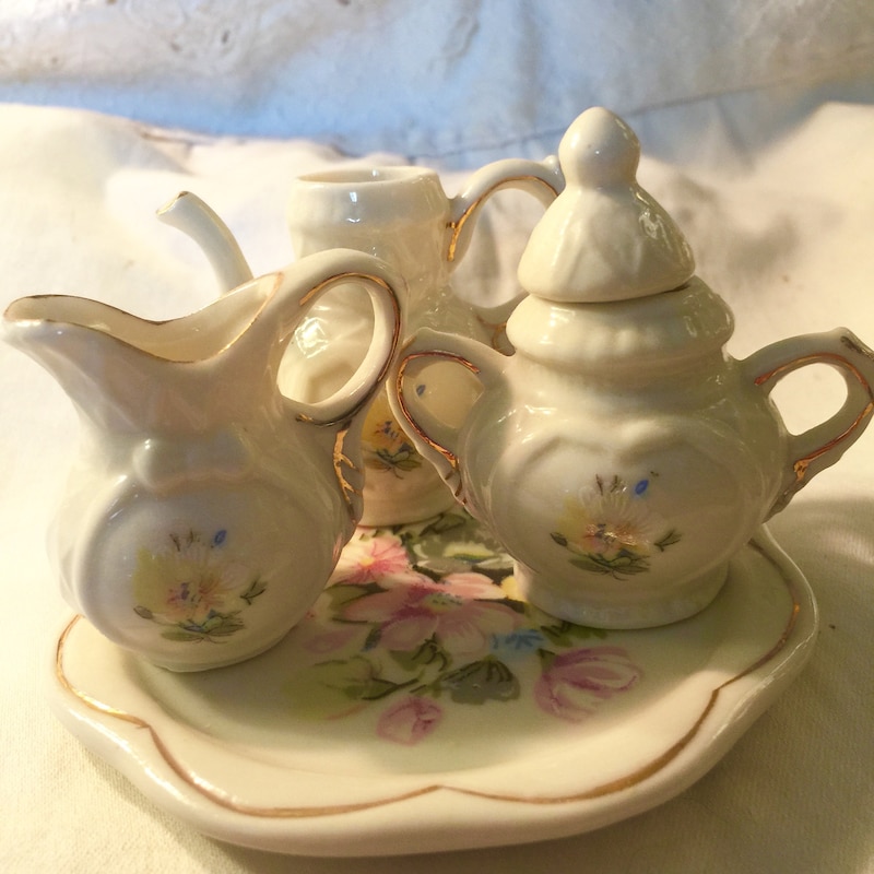 Miniature Porcelain Tea Sets - Etsy