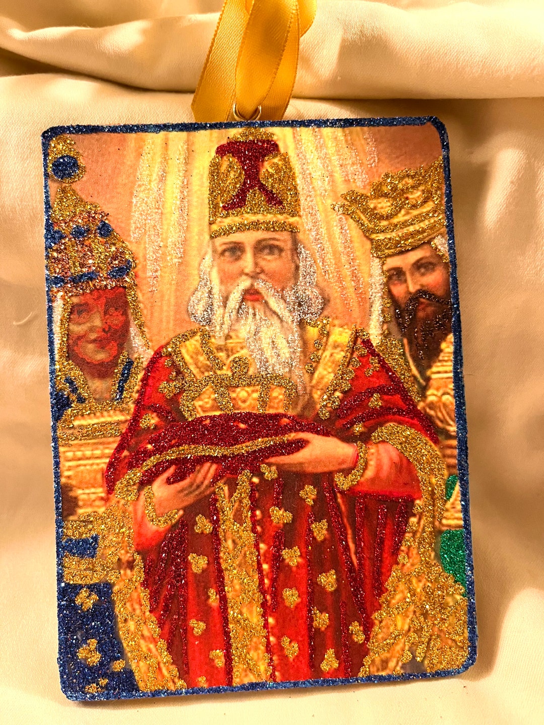 Three Kings-glittered Card Image - Etsy