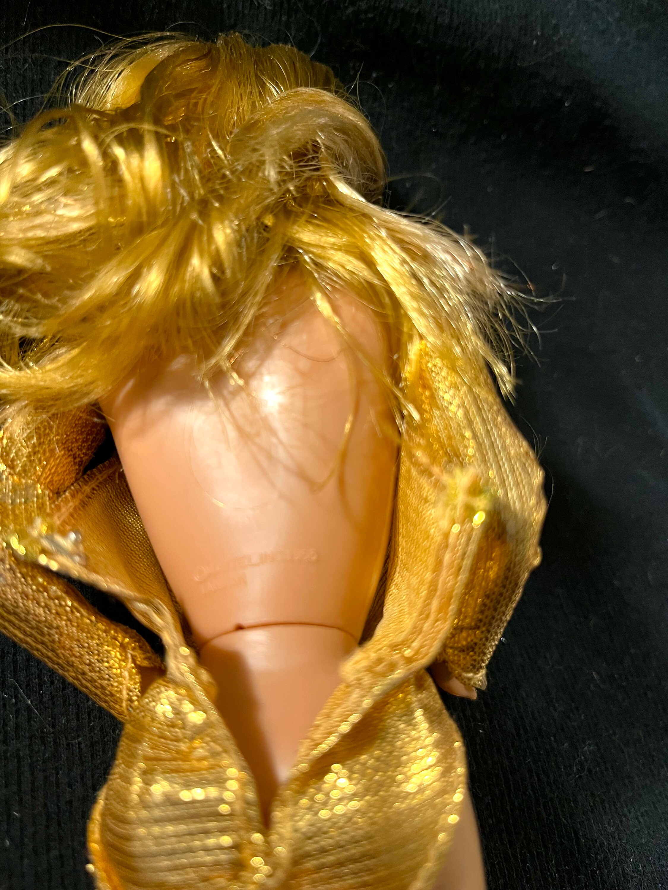 Rare Vintage Bendable Barbie Doll in Metallic Outfit With Baby - Etsy