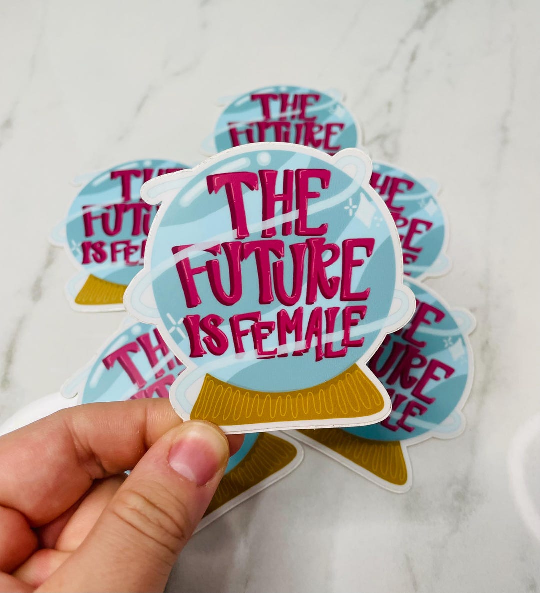 The Future is Female Sticker Feminist Decal Cute - Etsy