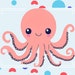 Cute Octopus Trio Digital Print - Etsy
