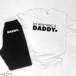 My New Name is Daddy, Dad Coming Home Outfit, New Dad Gift, New Dad ...