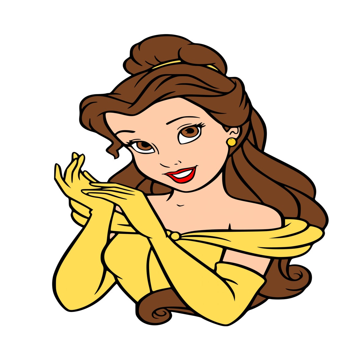 Belle Face SVG