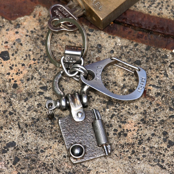 Industrial Keychain - Etsy