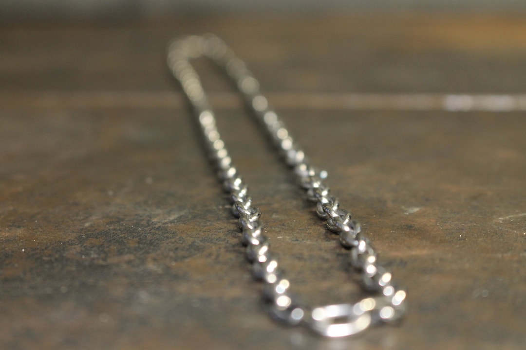 Handcrafted Titanium Chain Polished Finish: Artisan Welded Jewelry ...