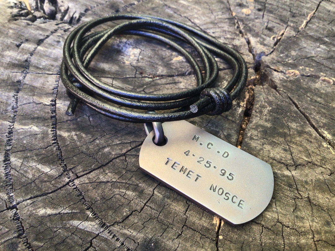 Meticulously Crafted Titanium Tag, Handcrafted Titanium Tag ...
