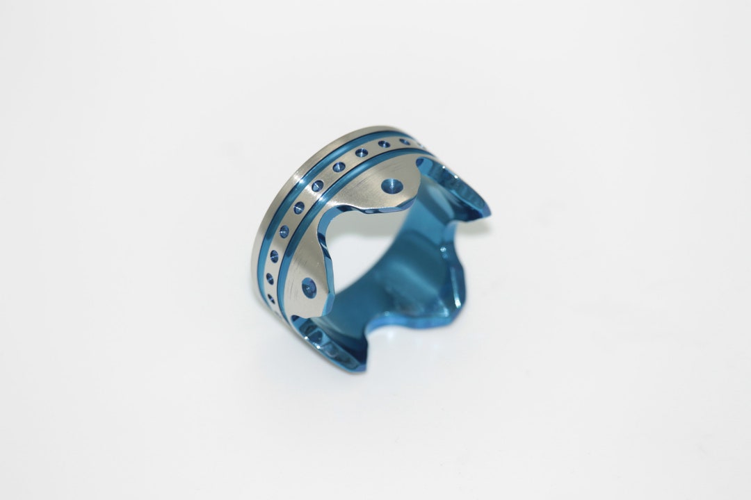 Handmade Titanium Crown Ring: Regal Artisan Design - Etsy