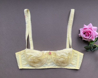 Yellow Bra | Etsy