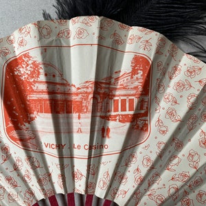 1920s Art Deco Hand Fan, Vintage Advertising, Decorative Opulent ...