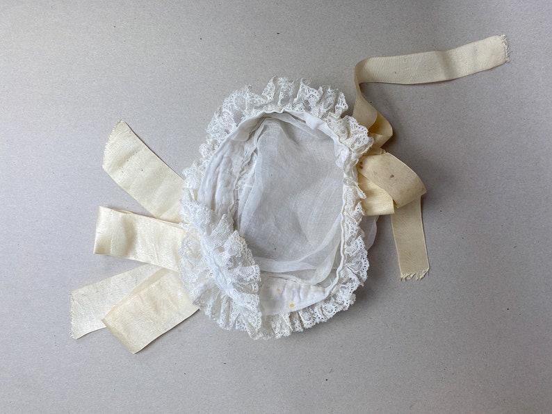 Antique Lace Bonnet, Edwardian Bridal Headpiece - Etsy