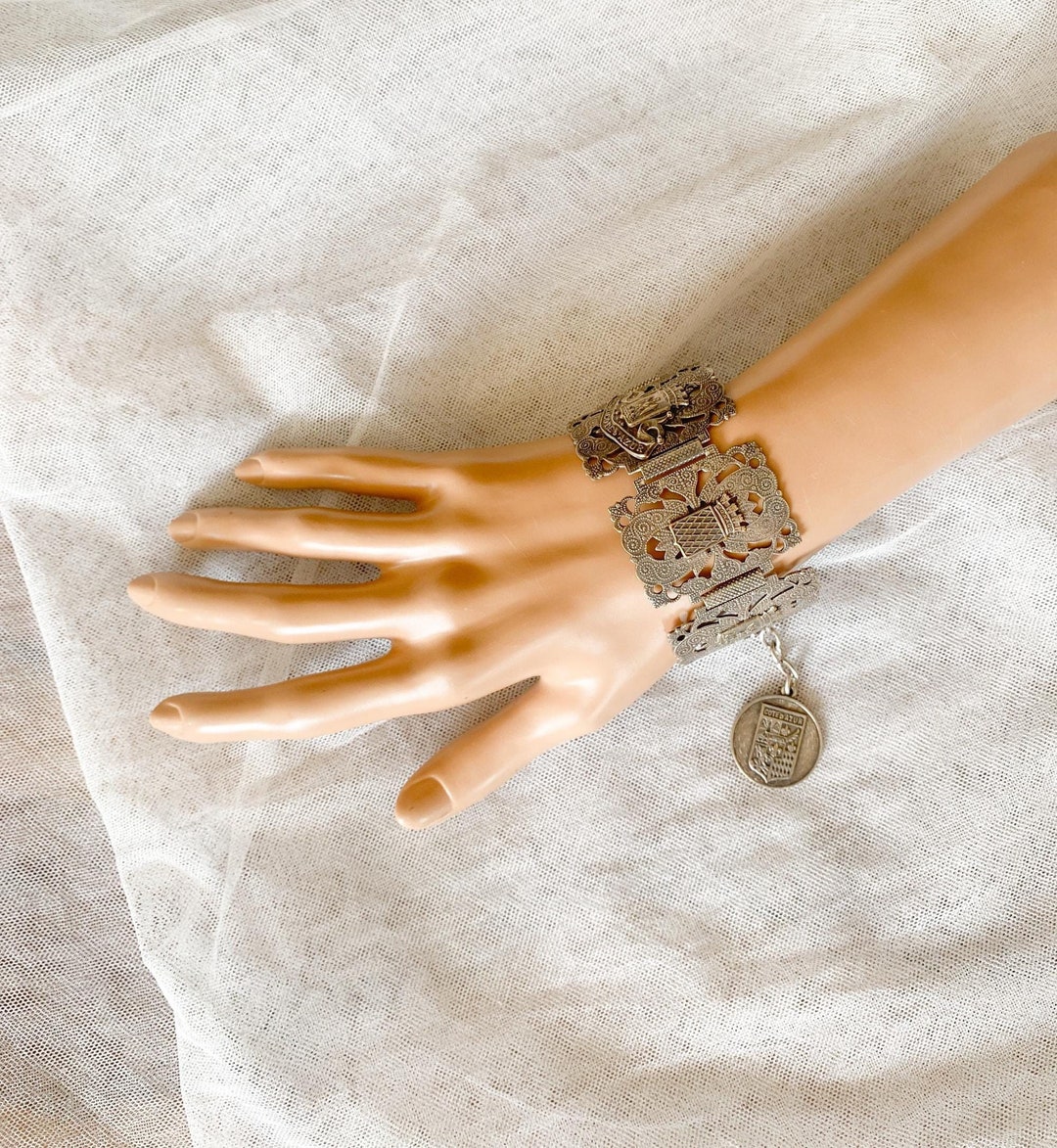French Souvenir Bracelet, Côte D'azur Souvenir Bracelet, Vintage French ...
