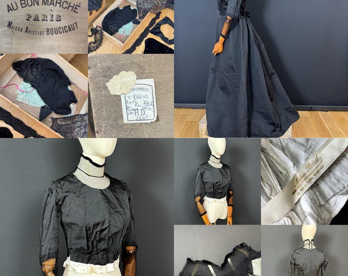 RARE Collection of French Funeral Garments From Paris, Widows Weeds ...