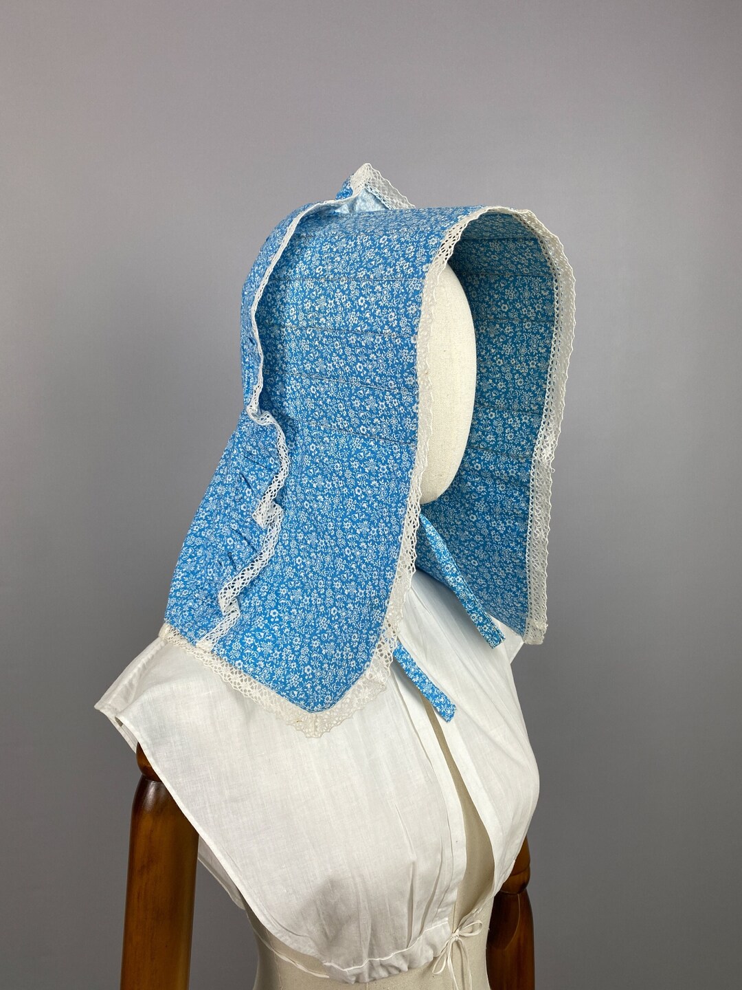 French Vintage Prairie Bonnet, Peasant Folkloric Bonnet, French ...