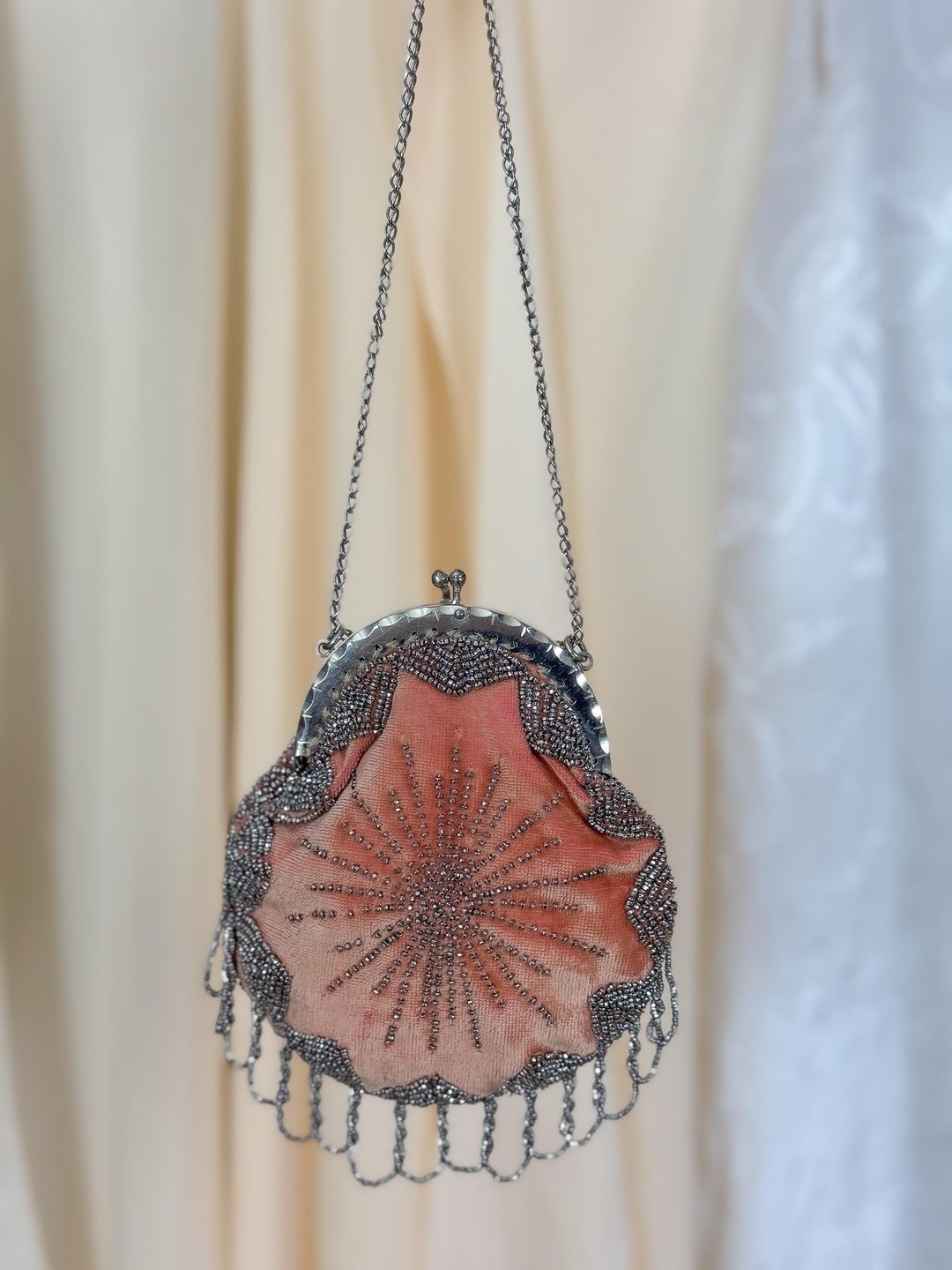 Antique Evening Purse, French Antique Purse, Late 1800s or Early 1900s ...