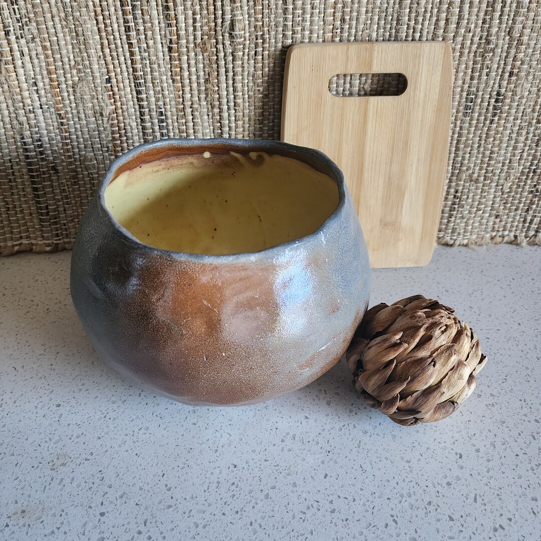 Large Ceramic Bowl, Rustic Pottery, Hand Made Bowl, Decorative Pottery ...