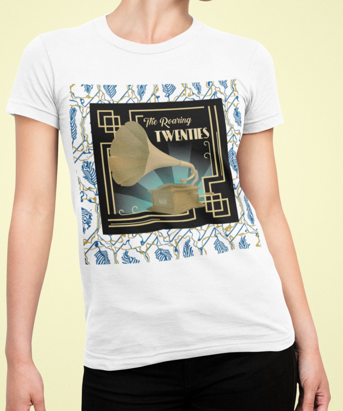 The Roaring 20s Art Deco Vintage Record Player Gramophone - Etsy