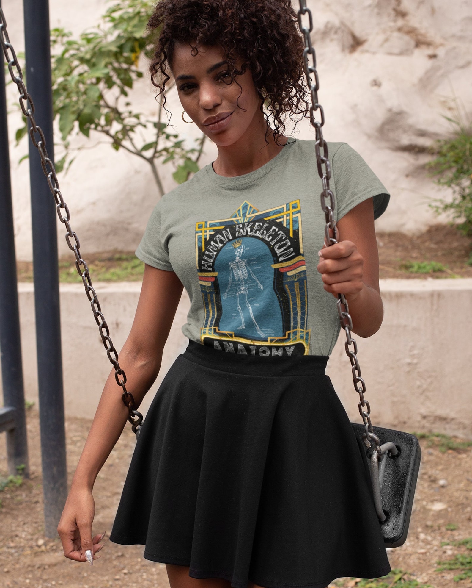 Skeleton Anatomy Shirt Human Anatomy Tee Rad to the Bone - Etsy