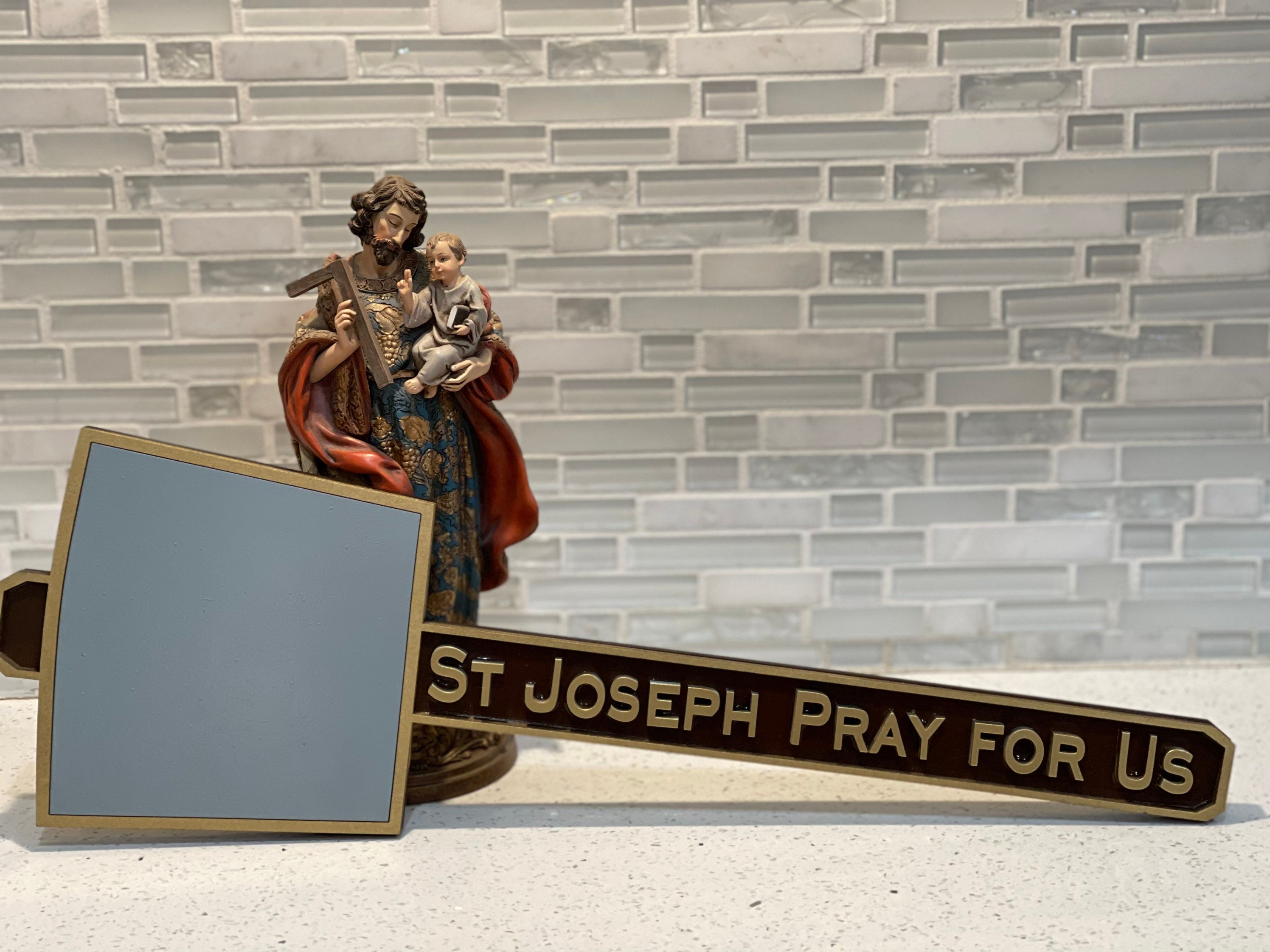 Carved Wooden Saint Joseph Hammer - Etsy UK