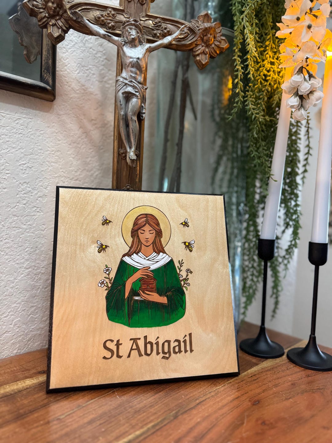 St. Abigail “saint Collection” Handpainted - Etsy