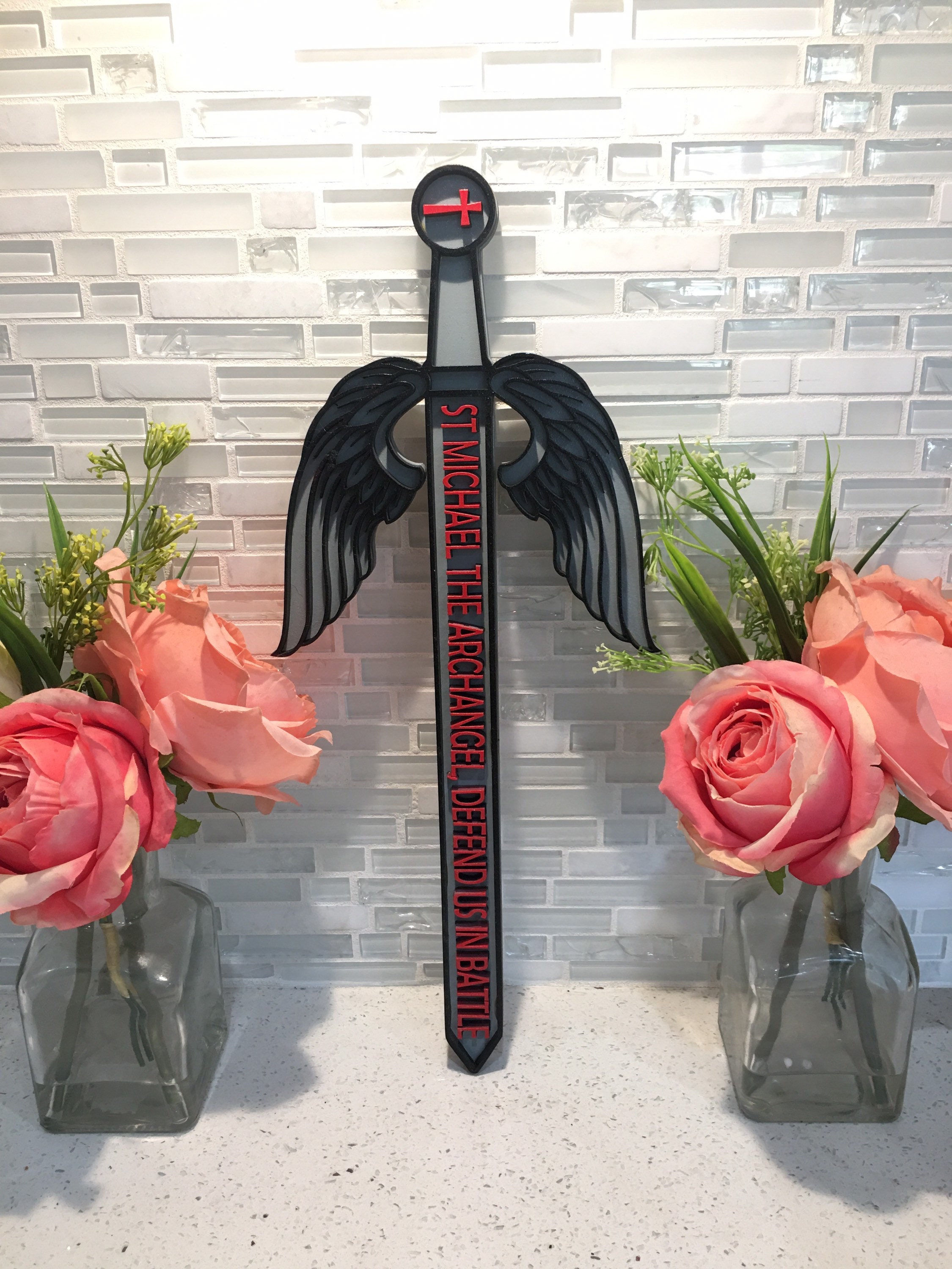 St Michael Sword With Wings - Etsy