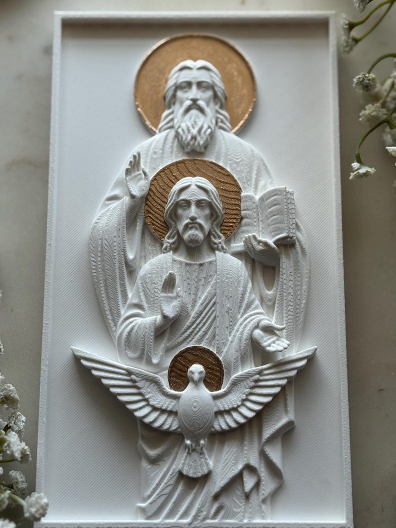 Father Son and Holy Spirit 3D - Etsy