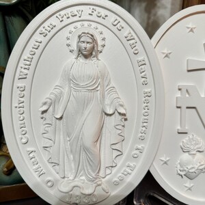 Miraculous Medal Front and Back/side by Side - Etsy