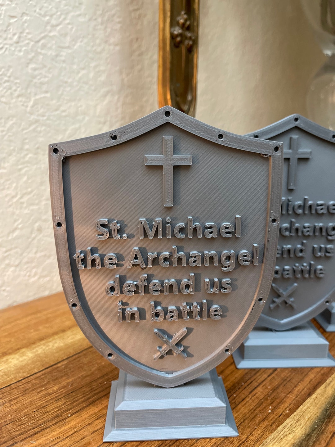 Saint Michael Shield - Etsy