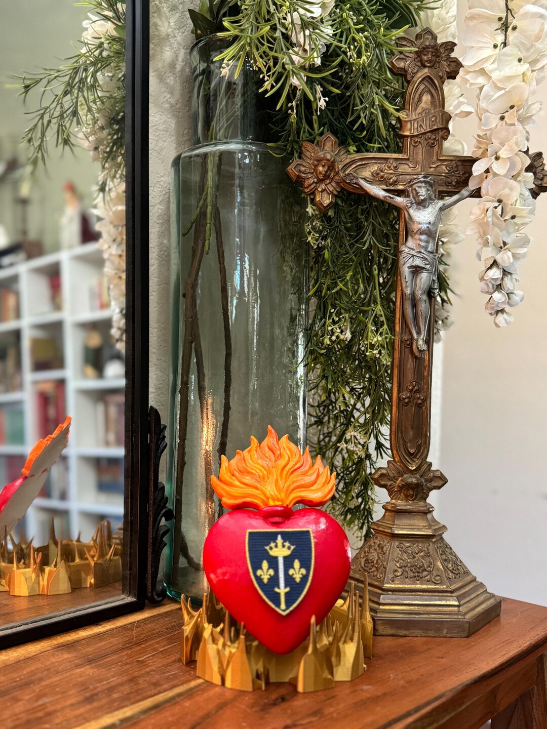 Saint Joan of Arc Holy Heart/ Santo Corazones - Etsy