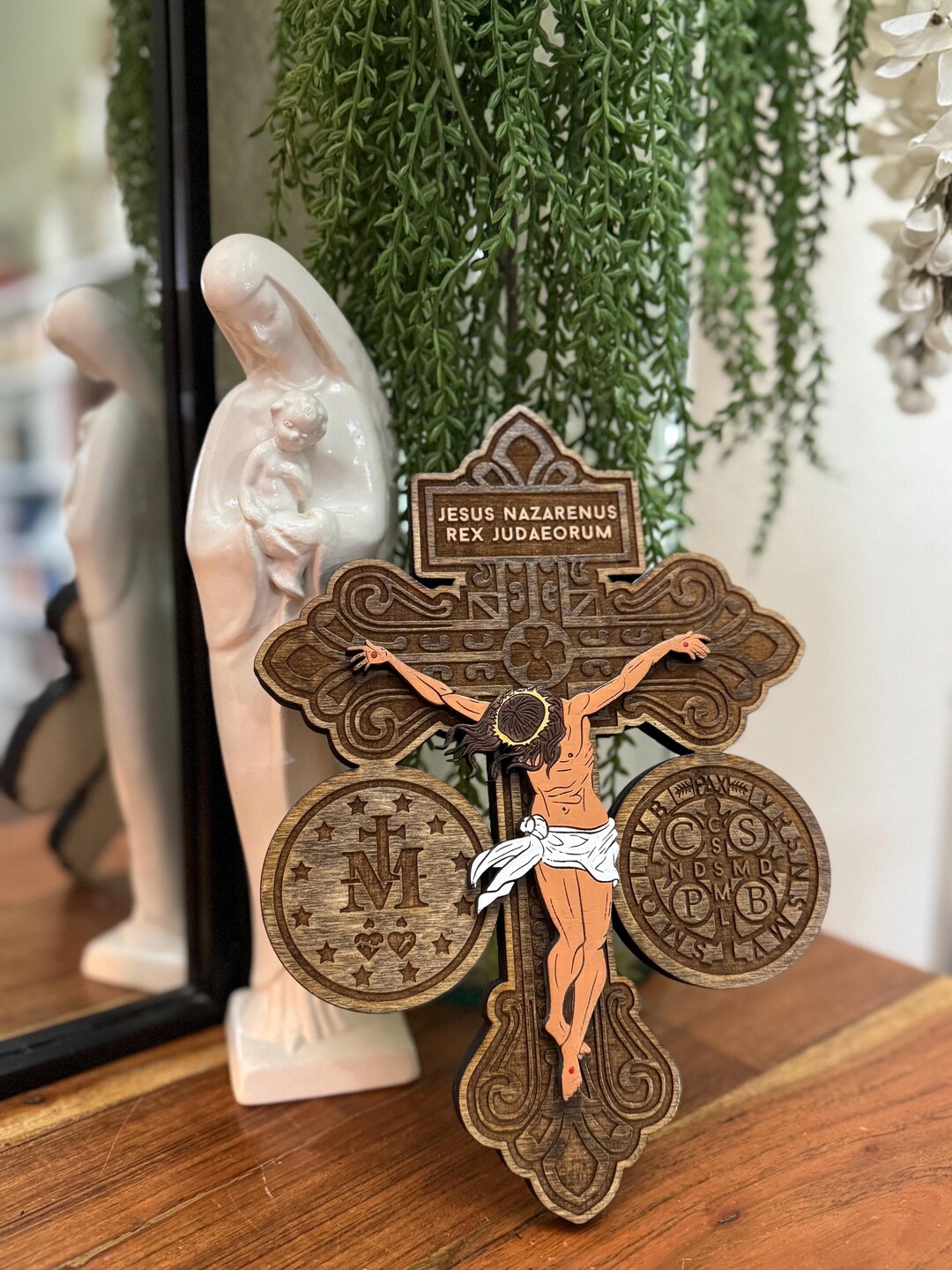 Pardon Cross/crucifix/miraculous Medal/st Benedict Medal - Etsy