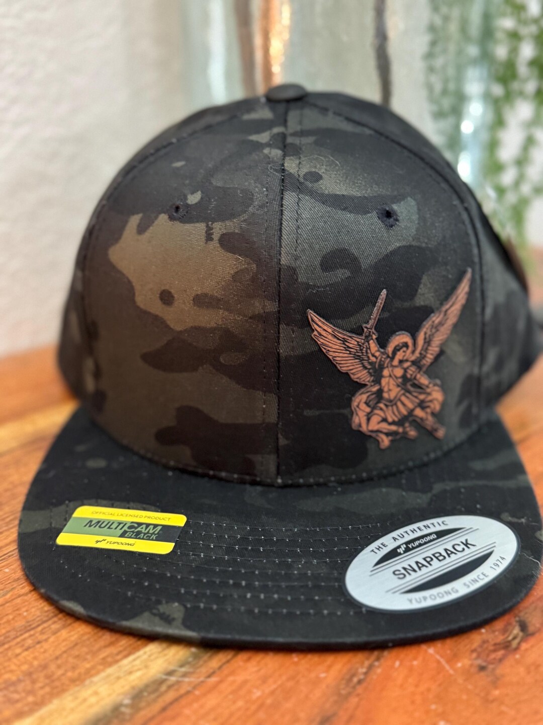 Saint Michael/catholic Camo Hat/catholic Gear - Etsy