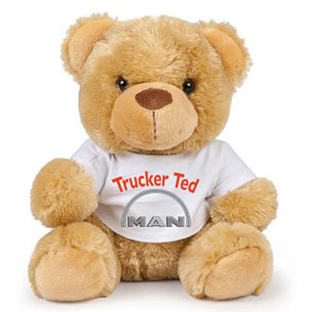 Trucker Ted Lorry Logo Teddy Bear Child Brown Soft Toy Gift - Etsy