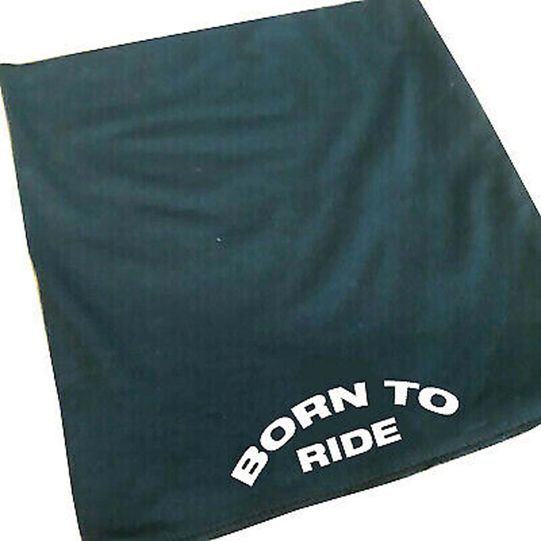 100% Cotton Black Neck Tube Snood for Motorcyclist Born to Ride - Etsy