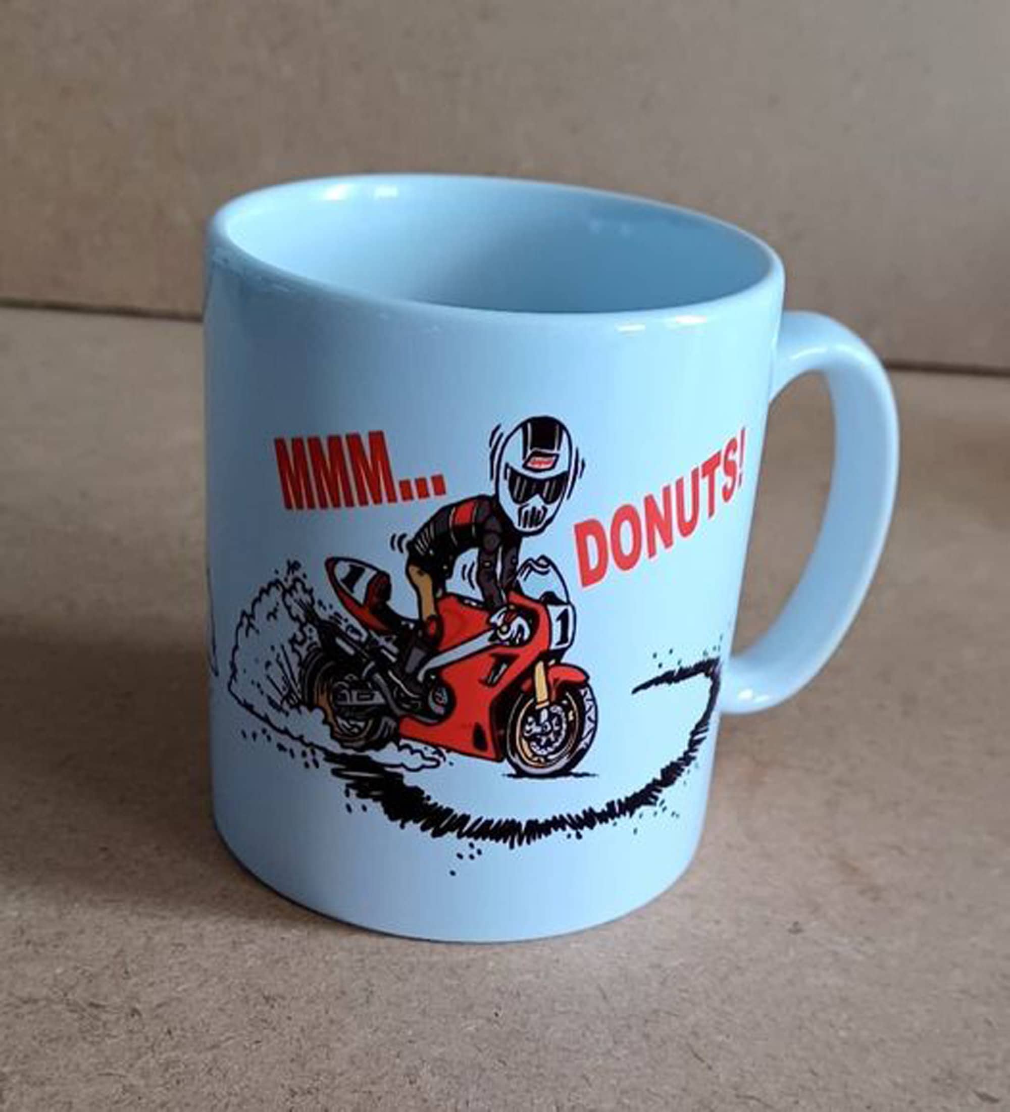 MMM Donuts Motorcycle Racing Two Stroke Mug With Box Coffee Mug 10oz - Etsy