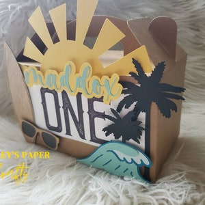 Surfsup Banner, Surfing Birthday, Surf Birthday Treat Box, Little ...