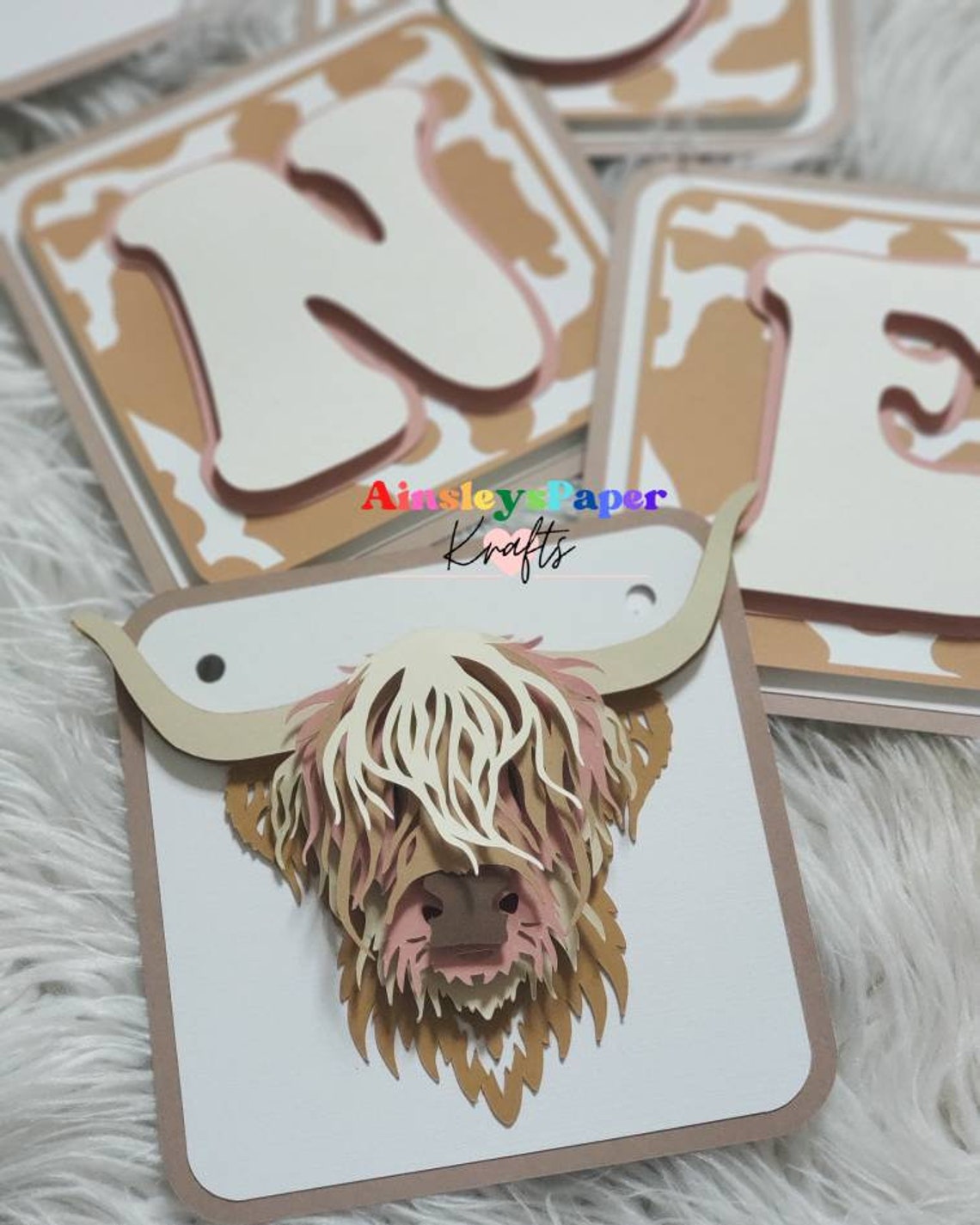 Highland Cow Banner Moo I'm Two Banner Cow Banner Holy - Etsy