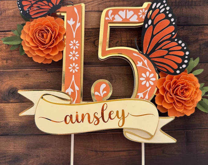 Quinceanera Caketopper,mis Quince Topper,mexican Theme Cake Topper ...