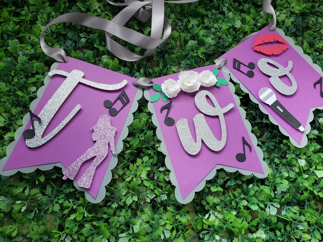Inspired by Singer Theme Party Birthday Banner - Etsy