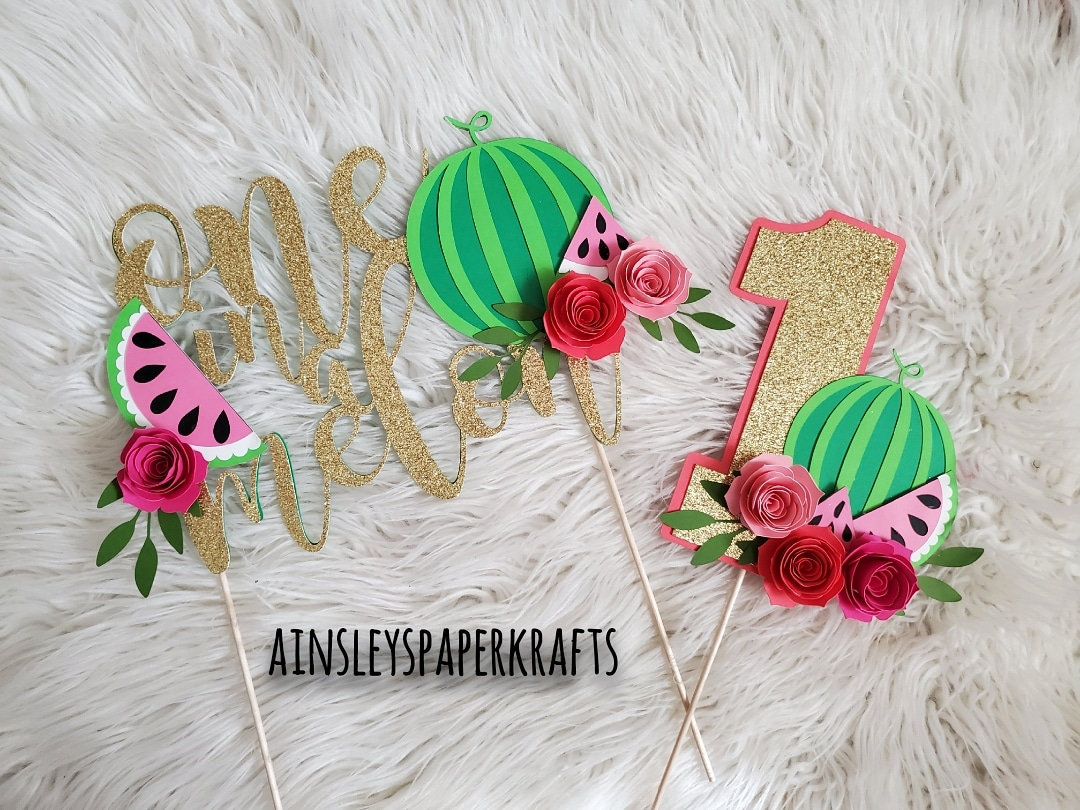 Watermelon One in a Melon Sweet as a Melon First Birthday Theme Party ...