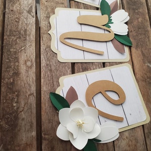 Magnolia Shiplap,farmhouse, Theme Paper Flower Birthday Party Highchair ...
