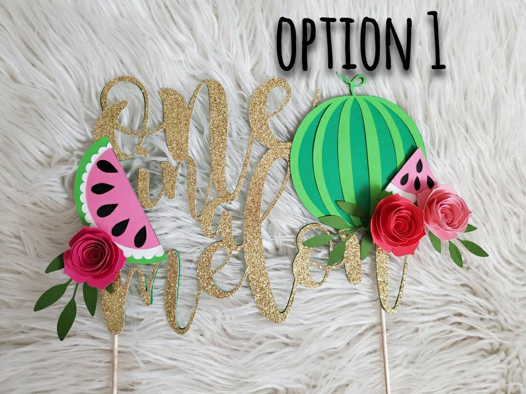 Watermelon One in a Melon Sweet as a Melon First Birthday Theme Party ...