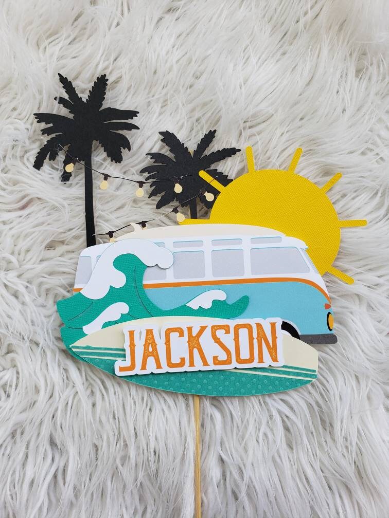 Surfs up Banner Surfing Birthday Surfsup Birthday the Big - Etsy