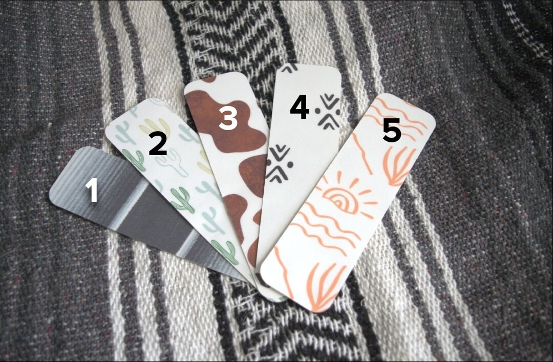 Book Mark Set of Bookmarks Custom Bookmarks Boottok - Etsy