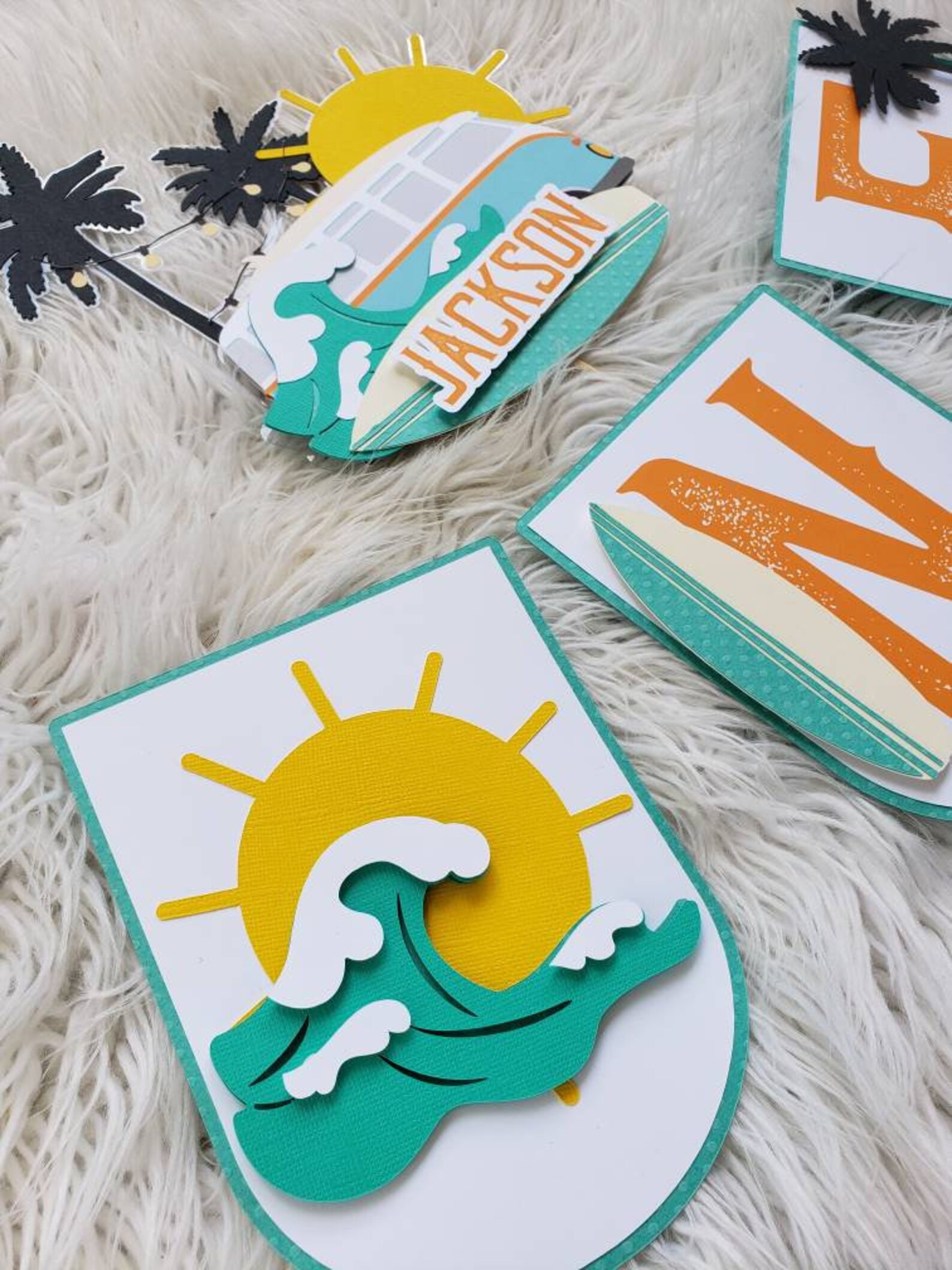 Surfs up Banner Surfing Birthday Surfsup Birthday the Big - Etsy