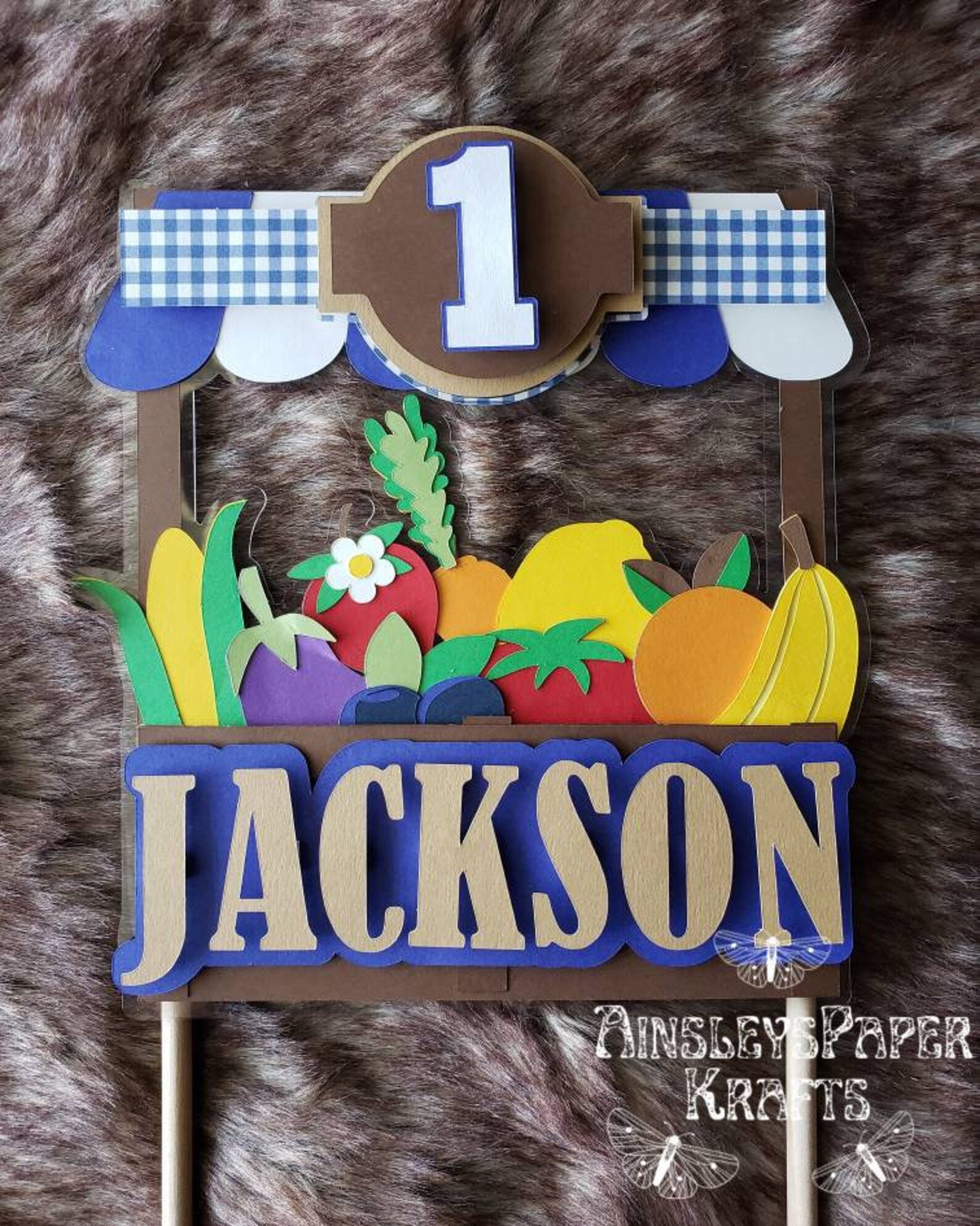 Farmers Market Cake Topper Farmers Market Party Farmers | Etsy