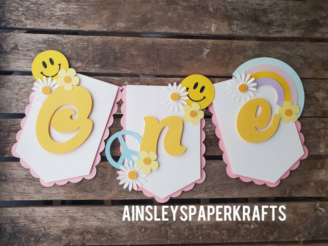 Retro Banner, Retro Birthday Banner, Hippie Banner,retro Vibes Banner ...