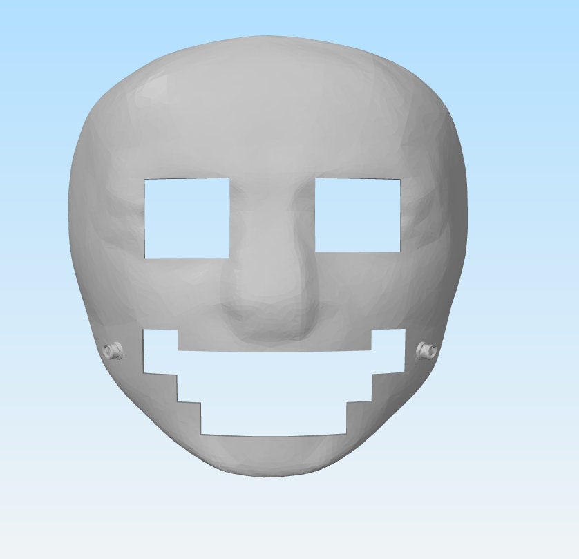 FNAF Pink Mask, 3D Printed, Available in 3 Colors, Highly Durable ...